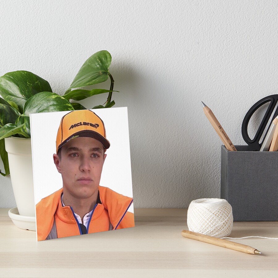 "Lando Norris Crying at the 2021 Russian GP" Art Board Print by ...