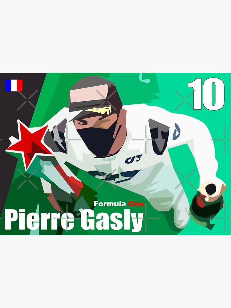 "Pierre Gasly" Sticker by ejorry | Redbubble