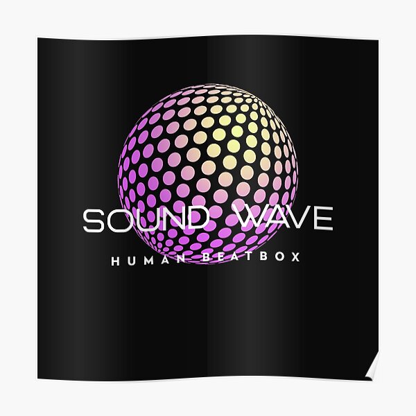 "Sound Wave Human Beatbox" Poster for Sale by Meg1804 | Redbubble