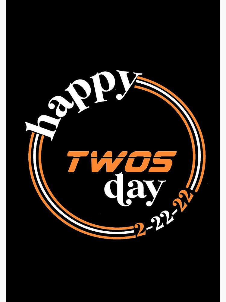 Cahier à spirale « Happy Twosday Tuesday 22/02/22 SVG, Deux jours ...