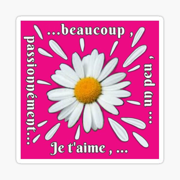 "Flower motto 2" Sticker by VeroLeHa | Redbubble