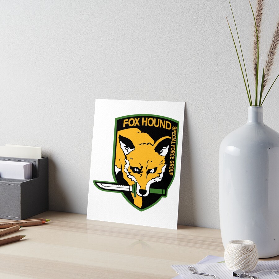 "Fox Hound Special Force Group logo inspired by Metal Gear Solid " Art ...