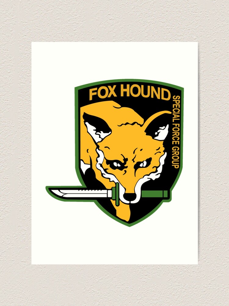 "Fox Hound Special Force Group logo inspired by Metal Gear Solid " Art ...