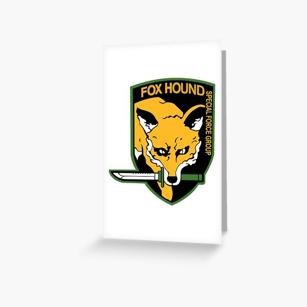 "Fox Hound Special Force Group logo inspired by Metal Gear Solid ...