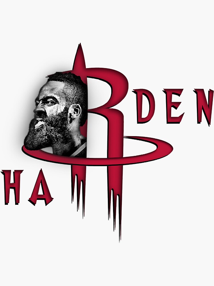 "James Harden" Sticker by dahmanoxreeger | Redbubble