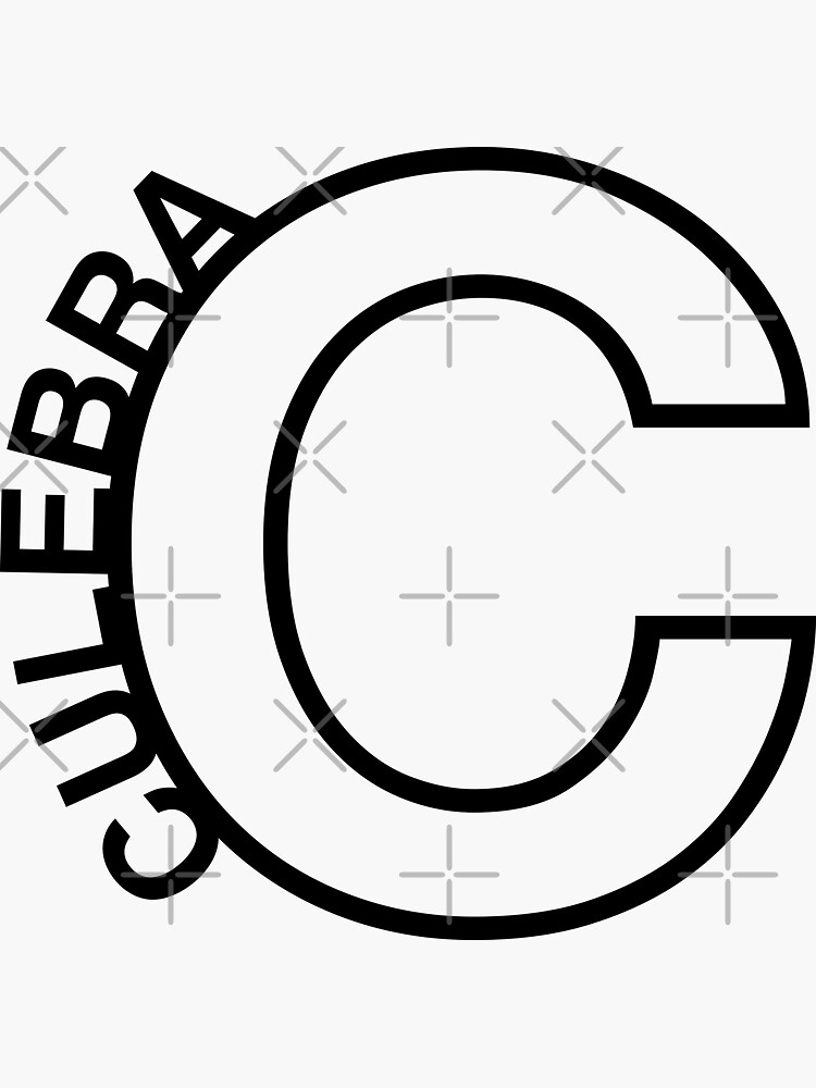 "Culebra Letters" Sticker for Sale by snxworld | Redbubble