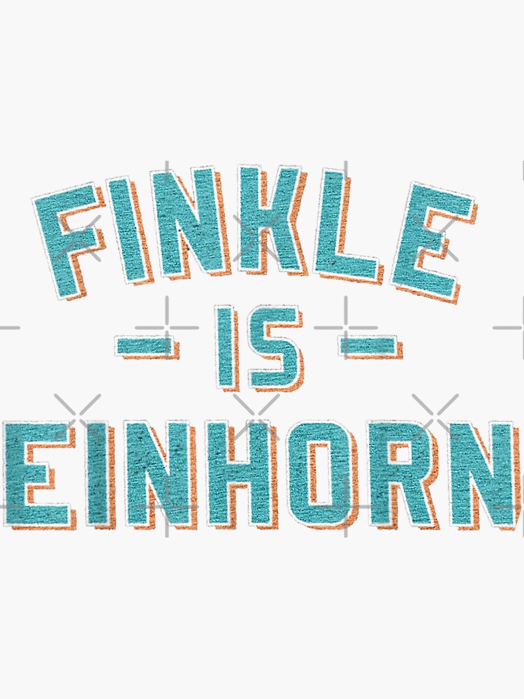 "Finkle Is Einhorn" Sticker by HanaCo | Redbubble