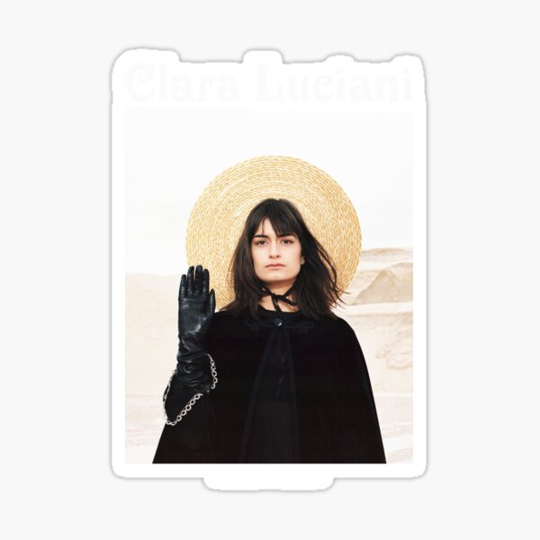 "CLARA LUCIANI" Sticker by Kerrymichaels | Redbubble