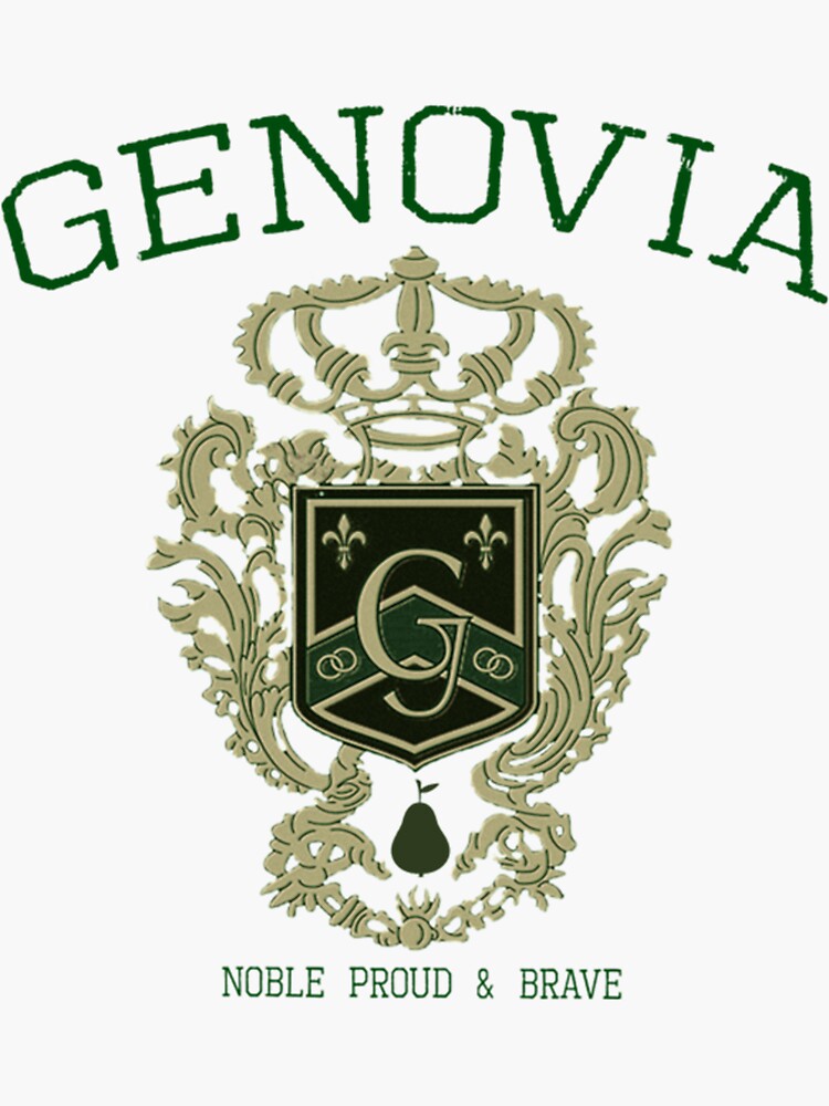 "GENOVIA - THE PRINCESS DIARIES. Classic " Sticker for Sale by ...