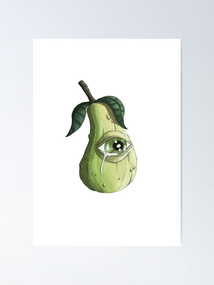 "SCARY PEAR" Poster for Sale by Projet-Helium | Redbubble