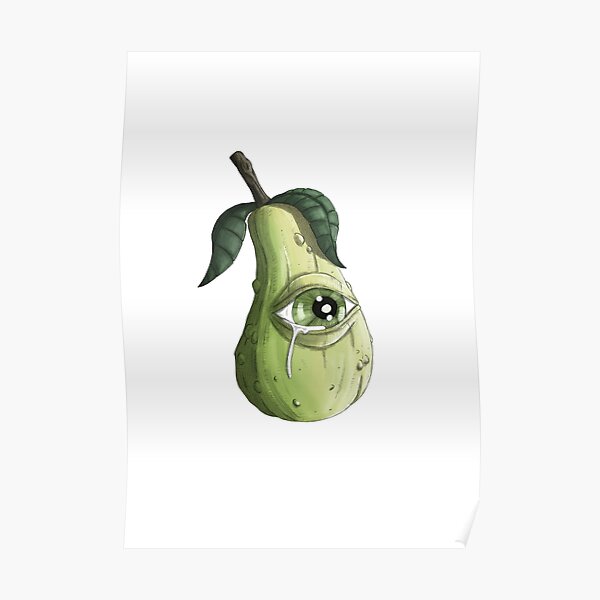 "SCARY PEAR" Poster for Sale by Projet-Helium | Redbubble