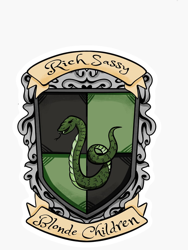 "Snakes crest" Sticker by 4Marcella4 | Redbubble