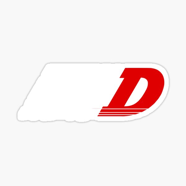 "Initial D" Sticker for Sale by OriidNorth | Redbubble