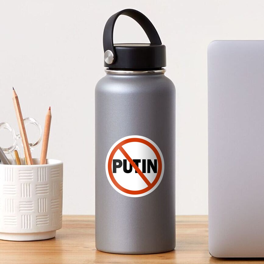"Anti Putin" Sticker by ActiveNerd | Redbubble