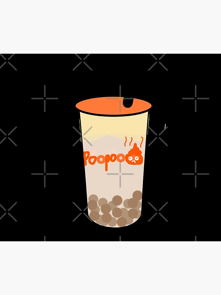"PoPo Boba Milk Tea " Art Print by midnightbaby | Redbubble