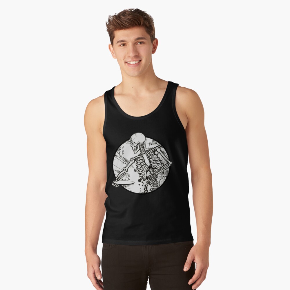 "Disc Golf Skeleton high quality funny essential black Essential ...