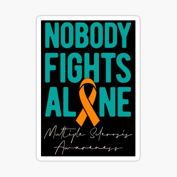 "Multiple Sclerosis Awareness" Sticker for Sale by artworkbyrihen ...