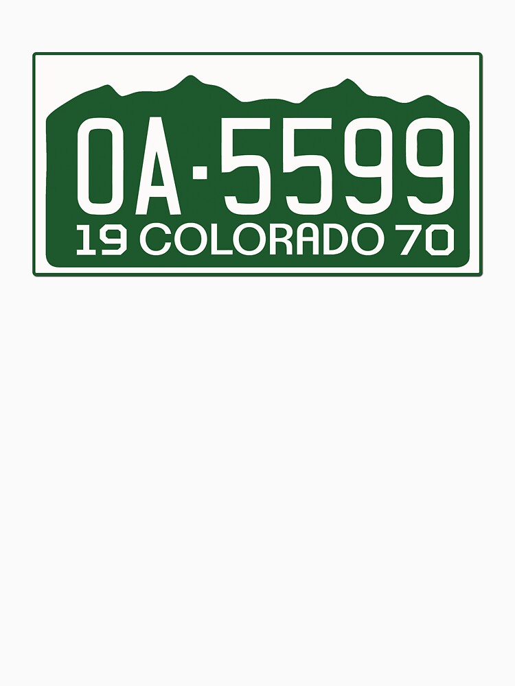"Vanishing Point License Plate" Essential T-Shirt for Sale by ...