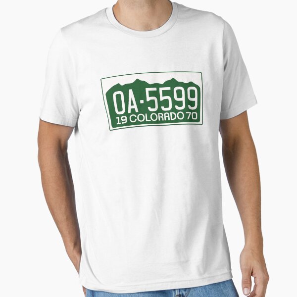 "Vanishing Point License Plate" Essential T-Shirt for Sale by ...