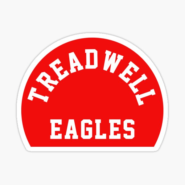 "Treadwell Eagles Retro Logo" Sticker by MemfoBrand | Redbubble