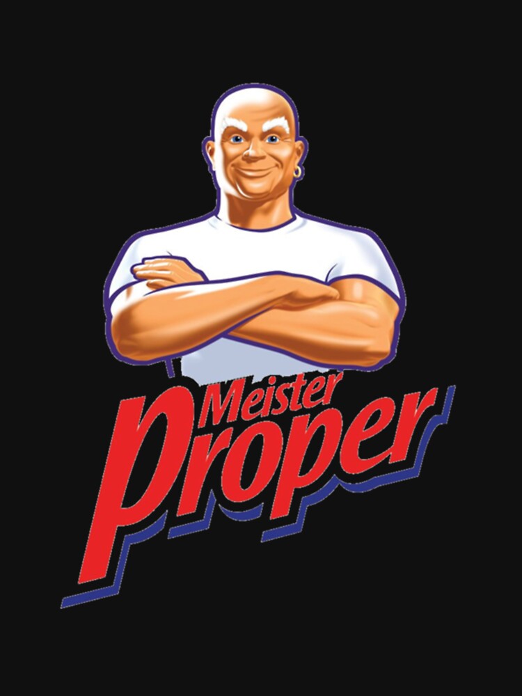 "Bestseller - Meister Proper Merchandise Essential T-Shirt" T-Shirt von AlexEhrentrei | Redbubble