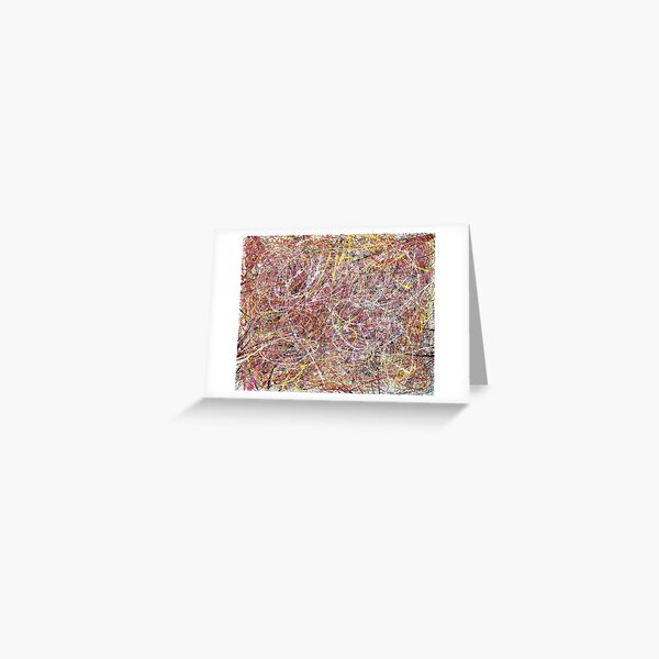 "Jackson pollock luxury art" Greeting Card for Sale by Linnystore ...