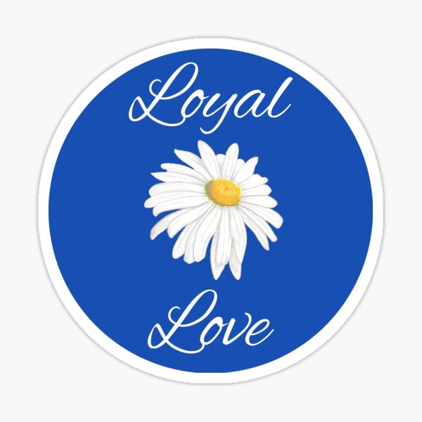 "April Birth Month Flower Daisy Loyal Love Pencil Art " Sticker by ...