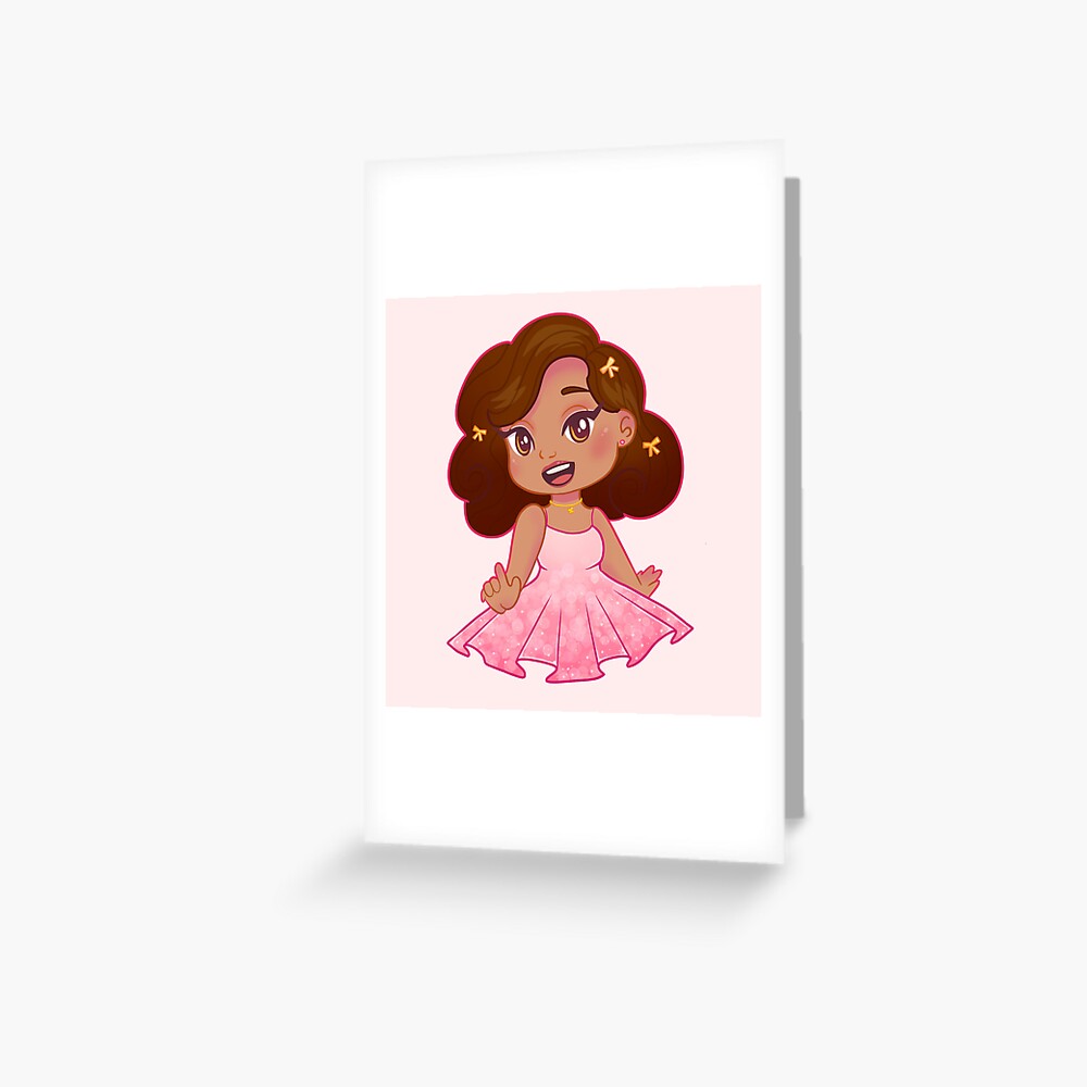 "Cute Kawaii Cute Chibi Girl POC" Greeting Card by HamsterButtocks ...