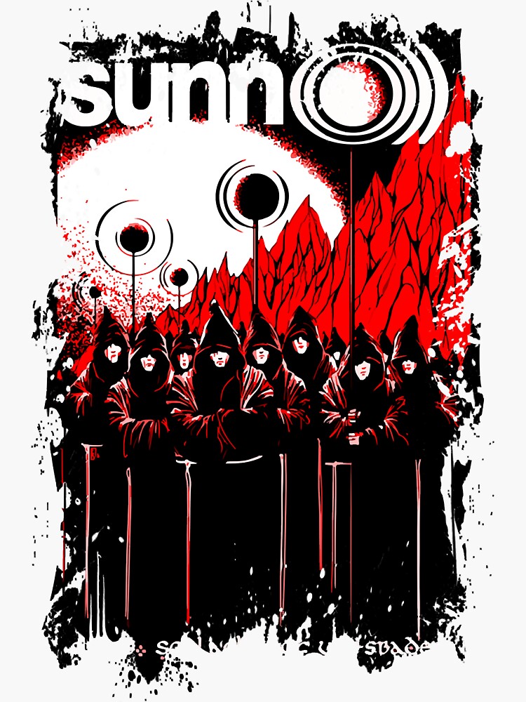 "Sunn O))) Sunno xT-Shirt" Sticker by NolanCha | Redbubble