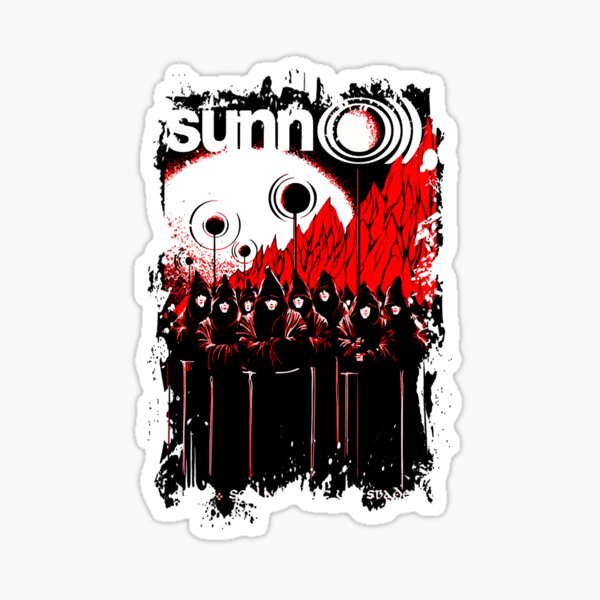 "Sunn O))) Sunno xT-Shirt" Sticker by NolanCha | Redbubble
