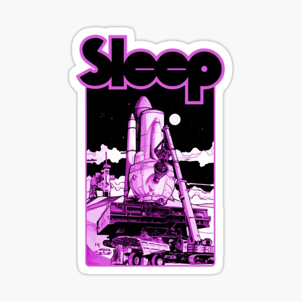 "Stoner Metal Sleep Band T-Shirt" Sticker by NolanCha | Redbubble