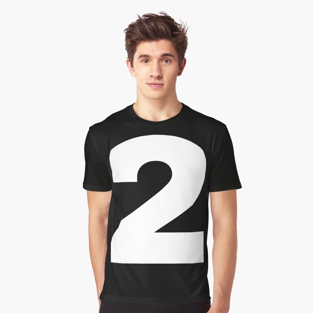 "Number 2 Jersey Minimal Sticker" Sticker for Sale by lyricarna6 ...