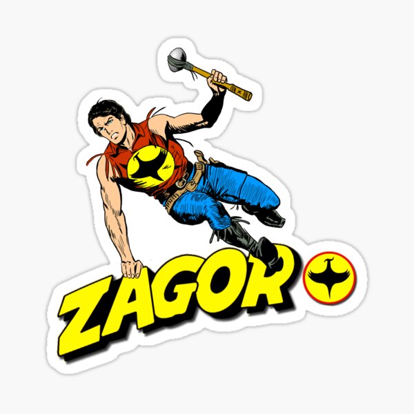 "zagor" Sticker by kaandalf | Redbubble