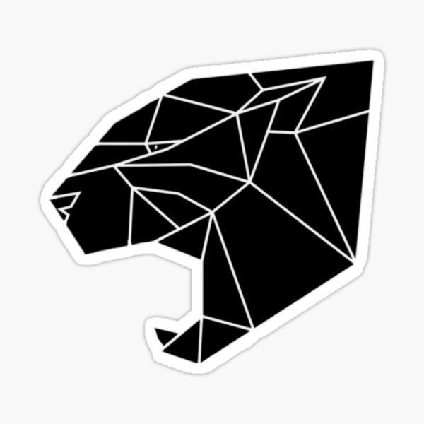 "Black tiger" Sticker by Heshamammar | Redbubble