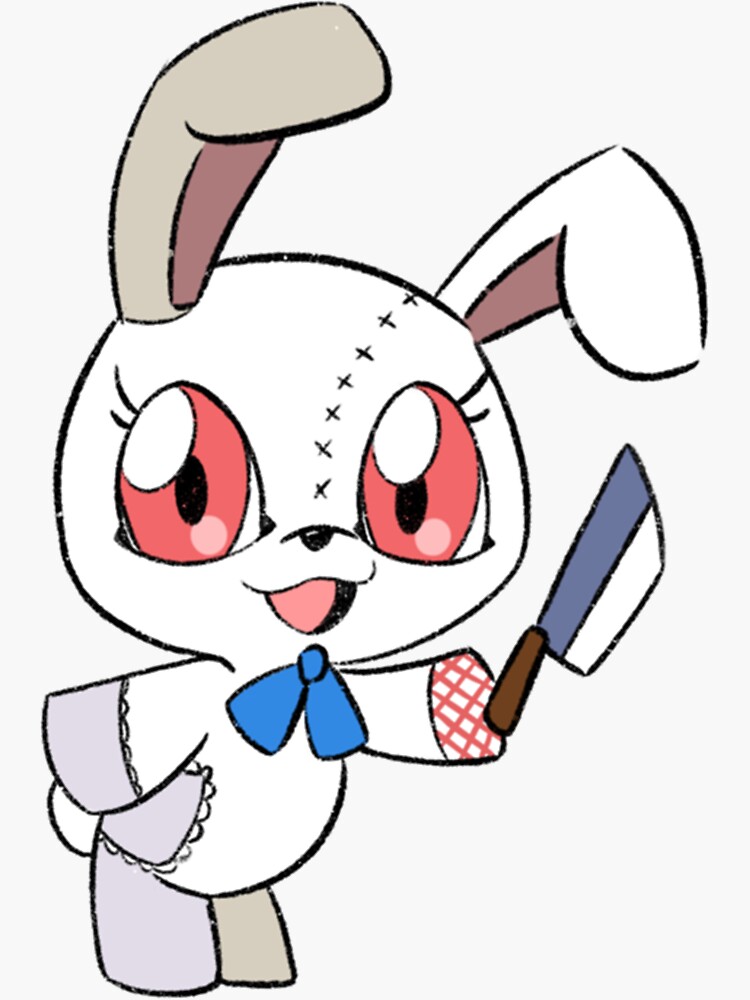 "Vanny the Rabbit " Sticker for Sale by ShtShirt | Redbubble