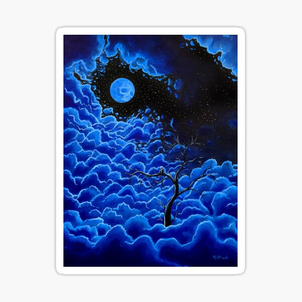 "Return To Higher Ground" Sticker for Sale by flooko | Redbubble