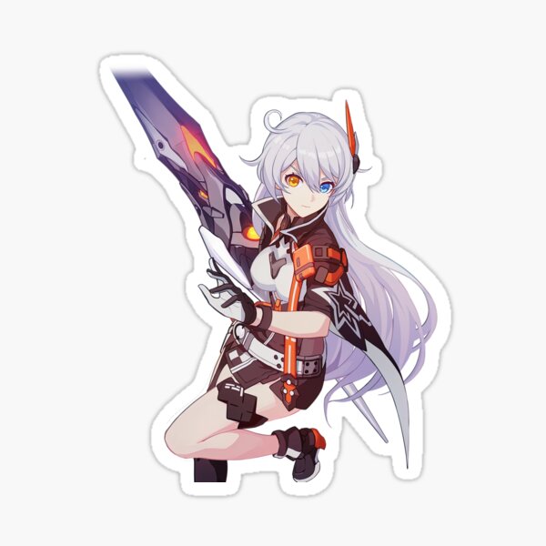 "Void Drifter Kiana Kaslana" Sticker by Saikishop | Redbubble