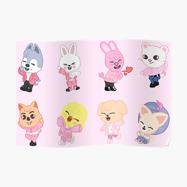 Póster «(Pedido mediano/ extra grande) STRAY KIDS (SKZOO) Love Stay ...