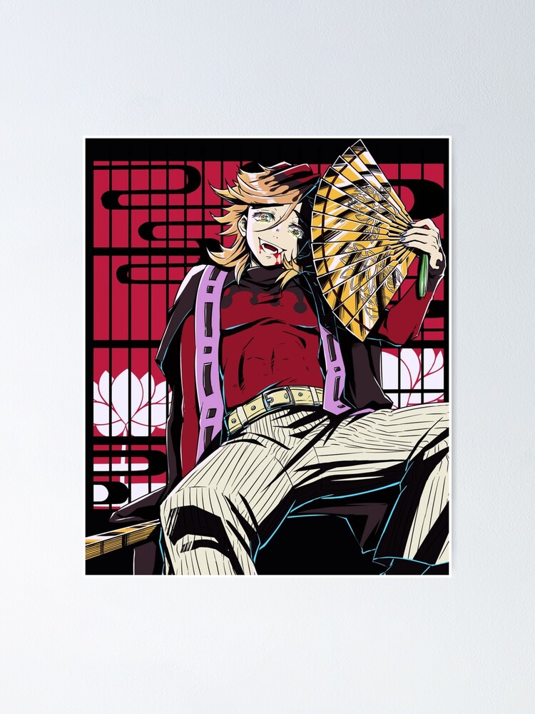 "*TRENDING* Cool Douma Anime Character Art Design" Poster by ...