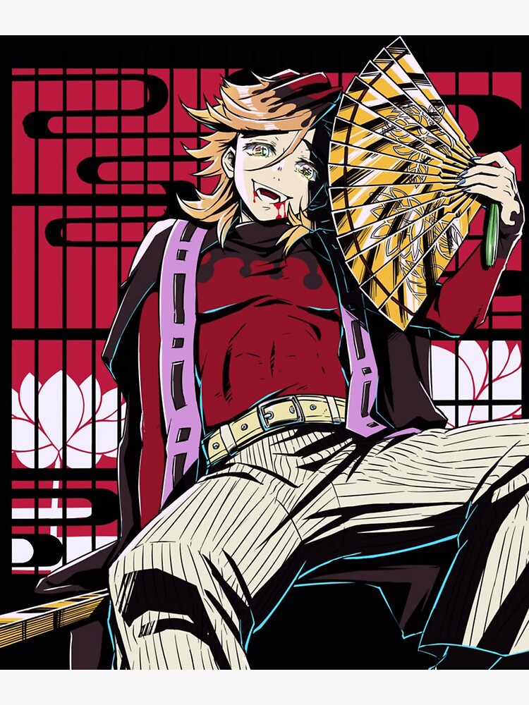 "*TRENDING* Cool Douma Anime Character Art Design" Sticker by ...