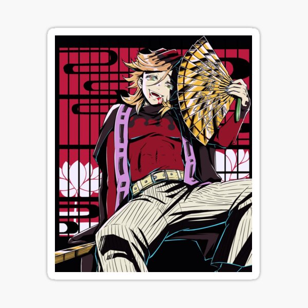 "*TRENDING* Cool Douma Anime Character Art Design" Sticker by ...