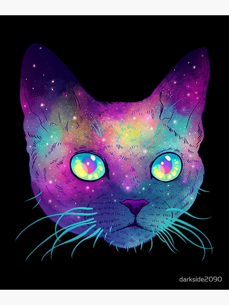 "Feline Familiar cat" Poster for Sale by darkside2090 | Redbubble