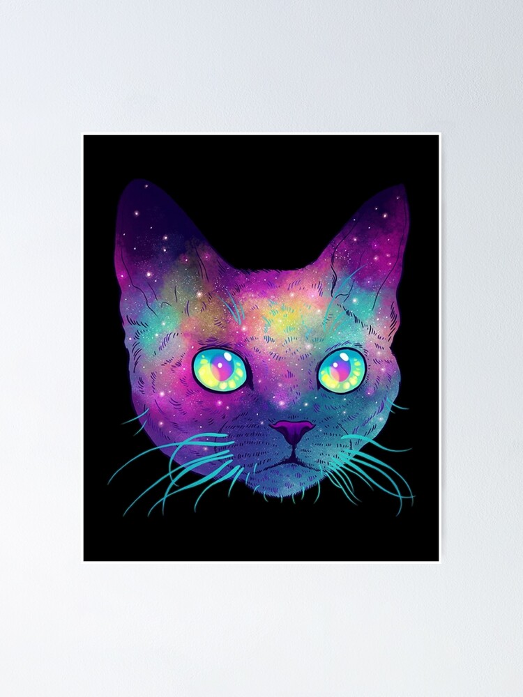 "Feline Familiar cat" Poster for Sale by darkside2090 | Redbubble