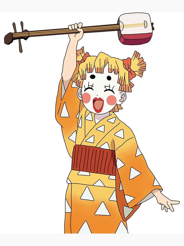"Zenko with Shamisen - Demon Slayer Classic ." Poster for Sale by ...