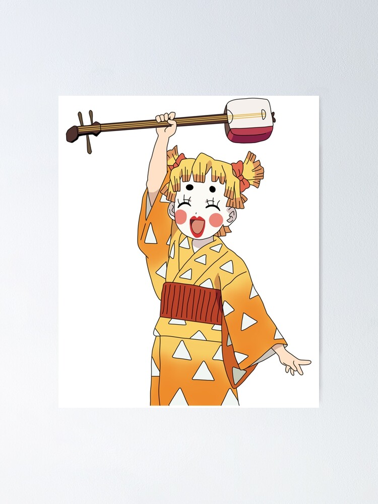 "Zenko with Shamisen - Demon Slayer Classic ." Poster for Sale by ...