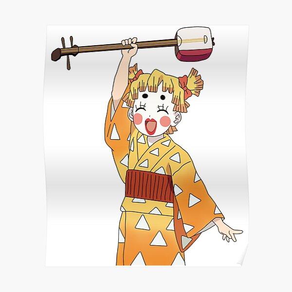 "Zenko with Shamisen - Demon Slayer Classic ." Poster for Sale by ...