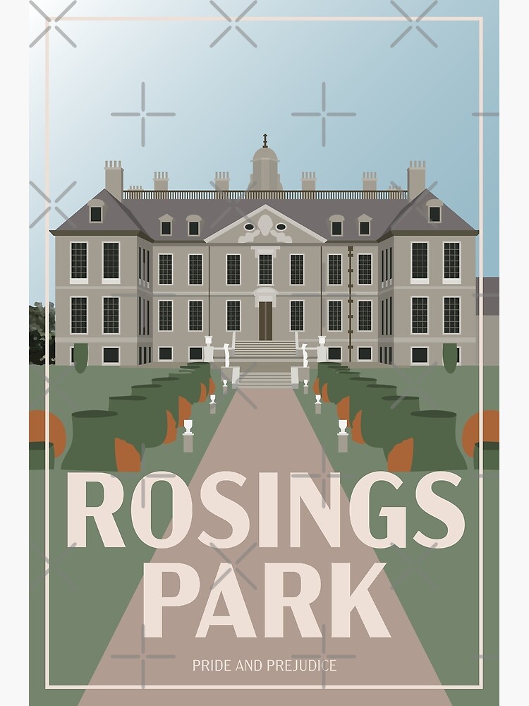 Lámina fotográfica «Art Deco Rosings Park de Orgullo y prejuicio ...