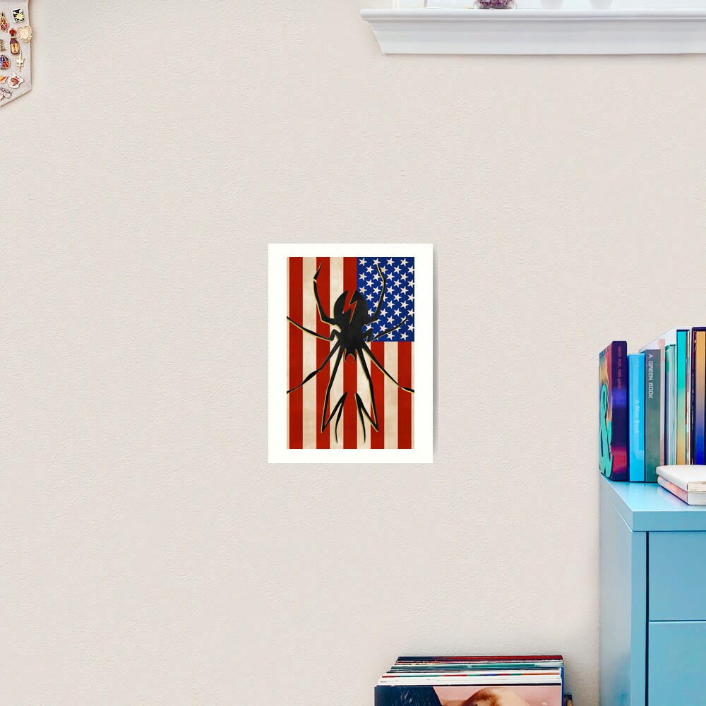 "Danger Days Spider Flag" Poster for Sale by DomusLupi | Redbubble