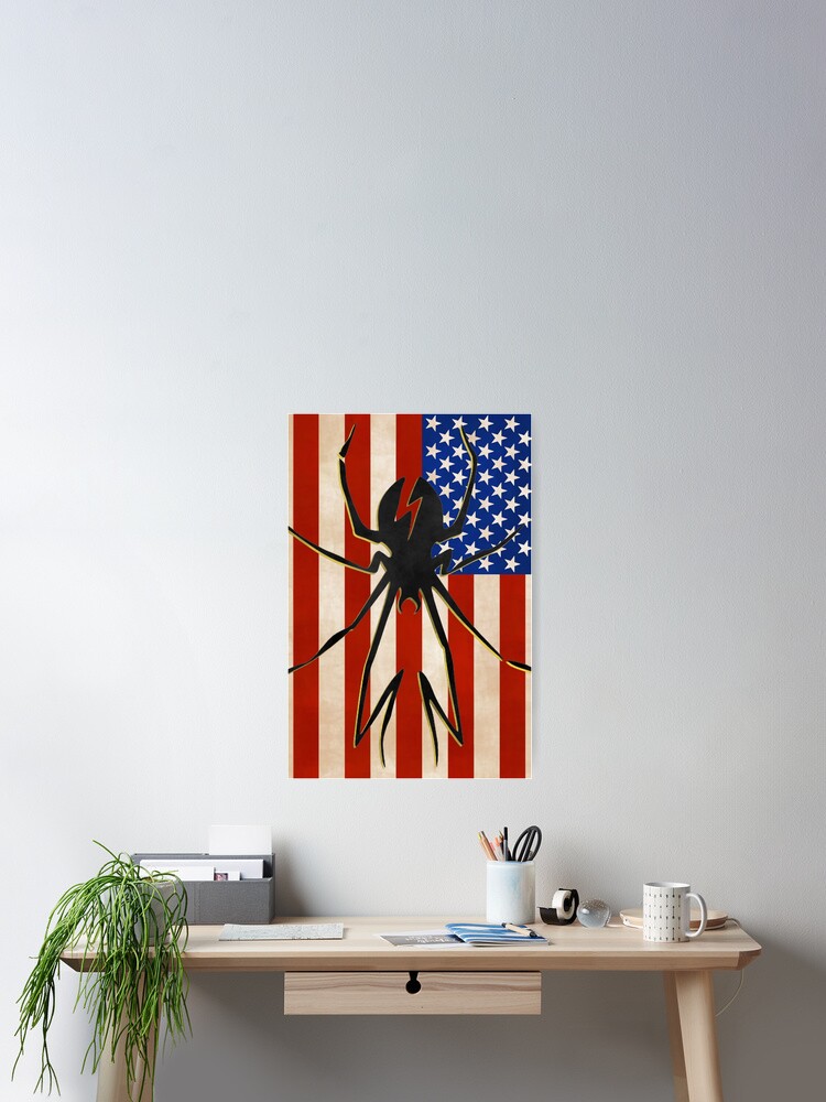 "Danger Days Spider Flag" Poster for Sale by DomusLupi | Redbubble