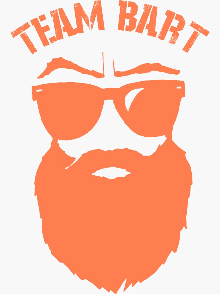"team beard" Sticker by SterniandBilly | Redbubble